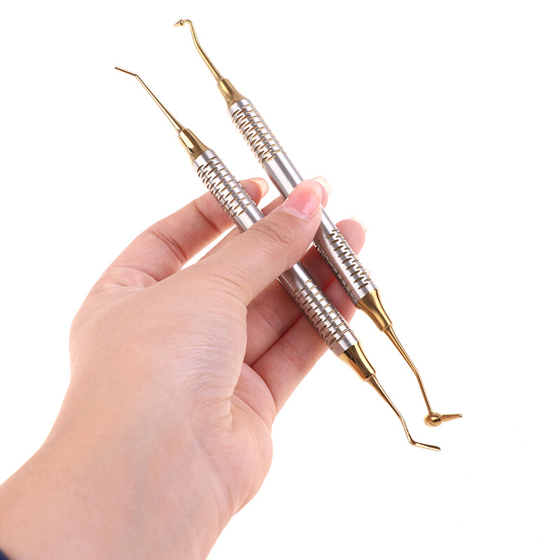 6Pcs/Kit Dental Composite Resin Filling Spatula Repair Tools Titanium ...