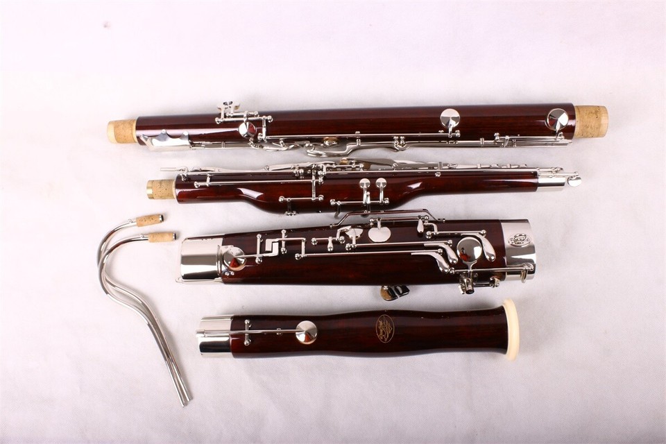 Advance 26 Keys C Key Bassoon Hand Selected Maple Wood Body Free Case ...