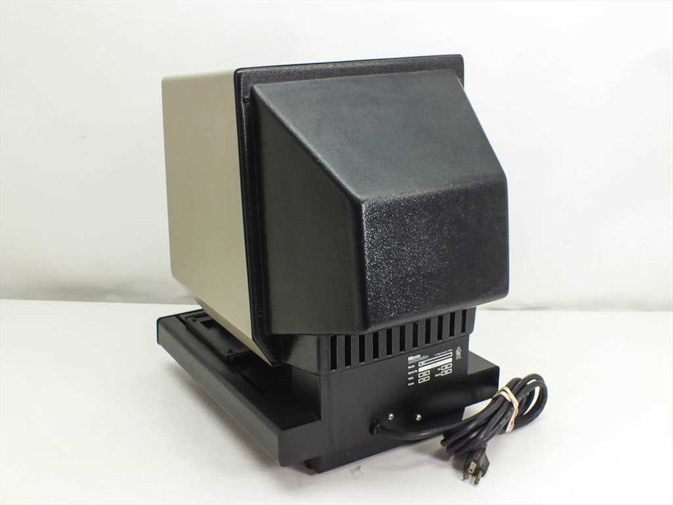 NEW MICRON 750, 120V MICROFICHE READER WITH SUPERB OPTICAL EXTENDED ...