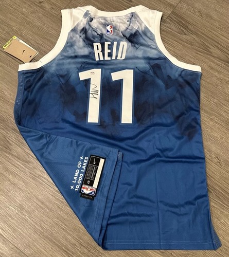Naz Reid Signed Autographed MN Timberwolves Jersey PSA COA Large Auto ...