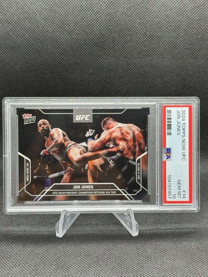 2024 UFC Topps Now Jon Jones MSG UFC 309 PSA 10 | eBay