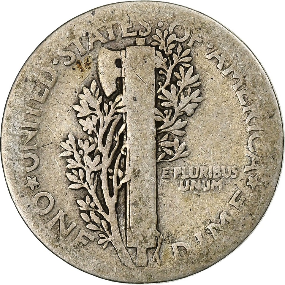 [#1115929] Coin, United States, Mercury Dime, Dime, 1919, U.S. Mint ...