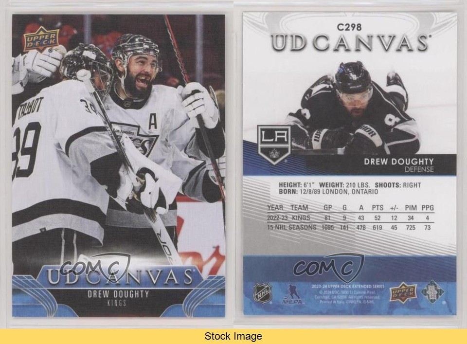 2023-24 Upper Deck Extended Series UD Canvas Drew Doughty #C298 READ ...