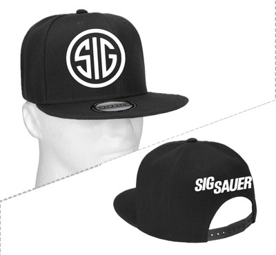 SIG Sauer Inspired Custom Baseball Hat Cap Snapback Black Headwear | eBay