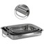 Set of 3 Stainless Steel Roasting Trays Pans Bakeware Dishwasher Safe ...