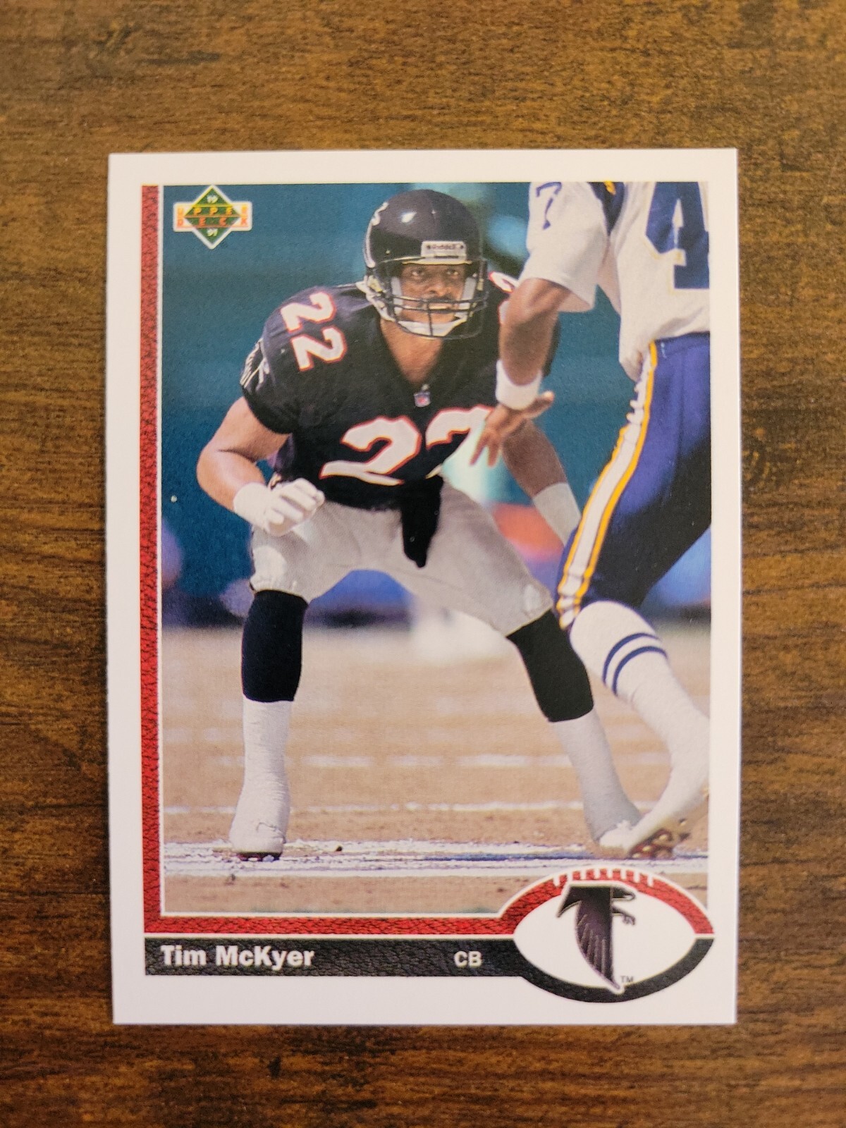 1991 Upper Deck Premier Edition High Number #580 Tim McKyer - NFL ...