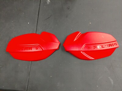 New ATV SNOW POLARIS SET PAIR RED HAND GUARDS 2875536-293 BM | eBay