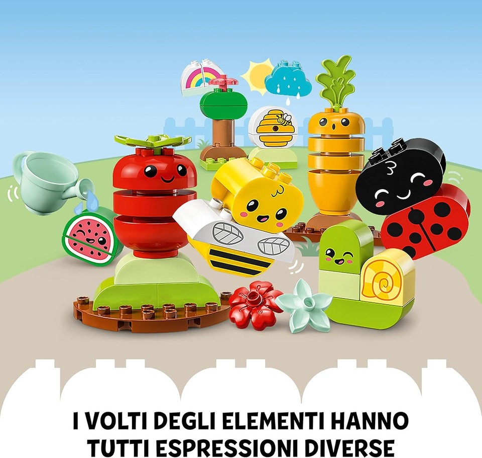 LEGO 10984 DUPLO My First Organic Garden Brick Box, Stacking Toys for ...