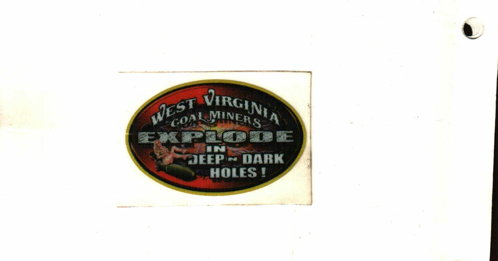 NICE MINER WOMAN WEST VIRGINIA MINERS COAL MINING STICKER # 263 | eBay