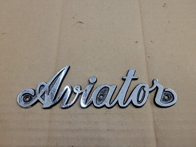 Aviator Conversion Van Vintage Emblem Badge Logo Nameplate Name Plate ...