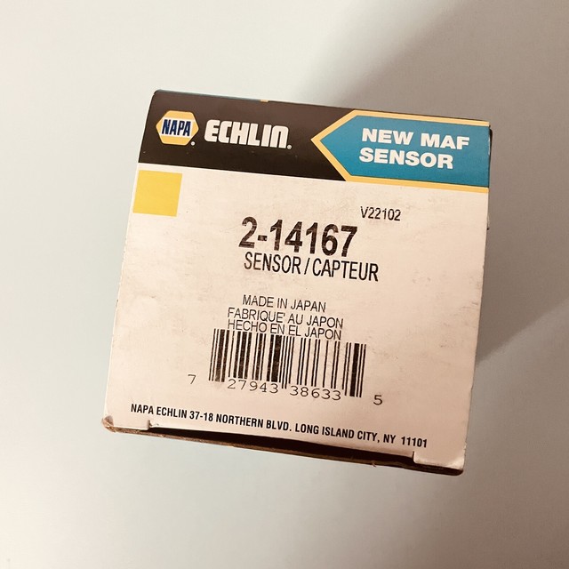 Napa Echlin Mass Air Flow Sensor 2-14167 for sale online | eBay