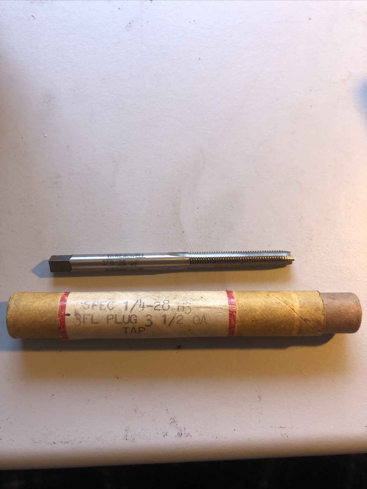 1/4” - 28 Pipe Tap NF Plug Tap 3 Flute 3 1/2” OAL | eBay