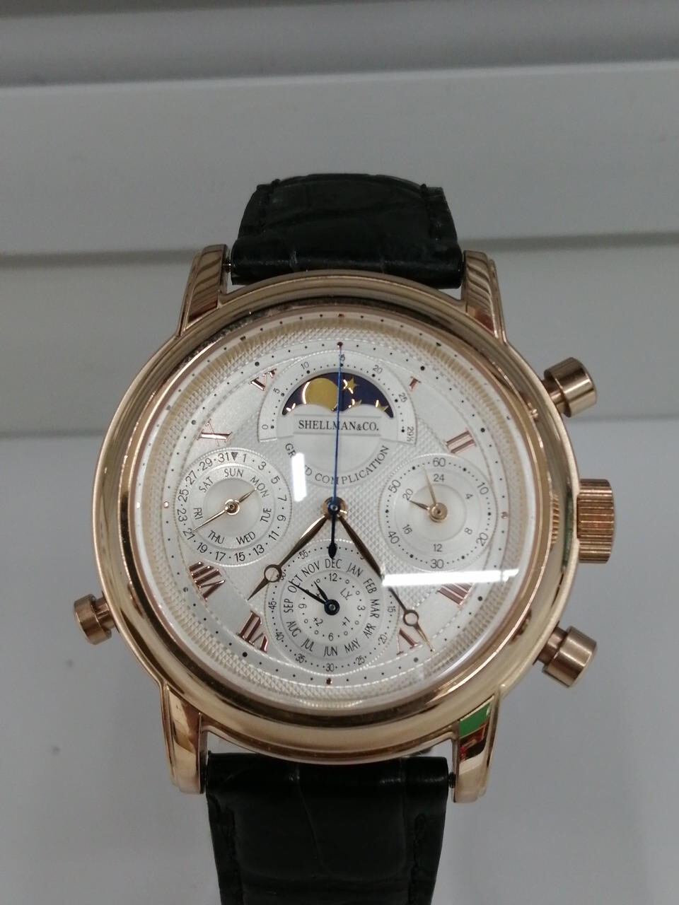 Shellman Watch Grand Complication Premium 6771-t011179ta Quartz Case ...