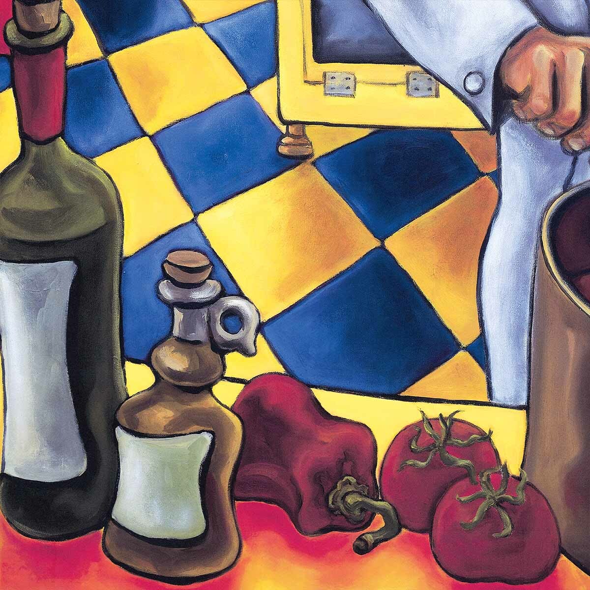 30W"x30H" MARCELLO by WILL RAFUSE - IRON CHEF U GOTTA EAT HERE CHOICES ...