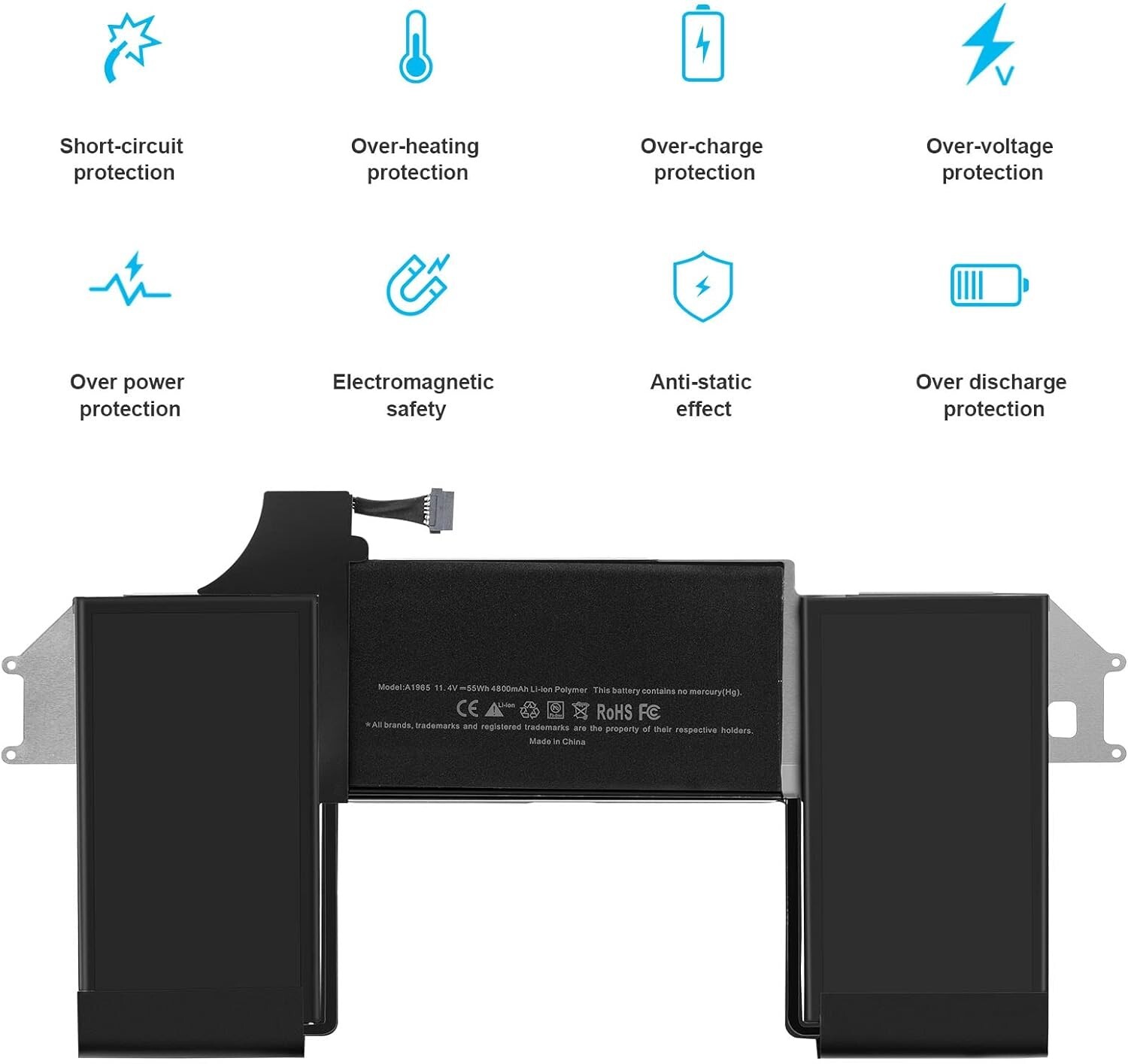 A1965 A2179 A1932 Battery for Apple MacBook Air 13" Retina Early 2020 ...