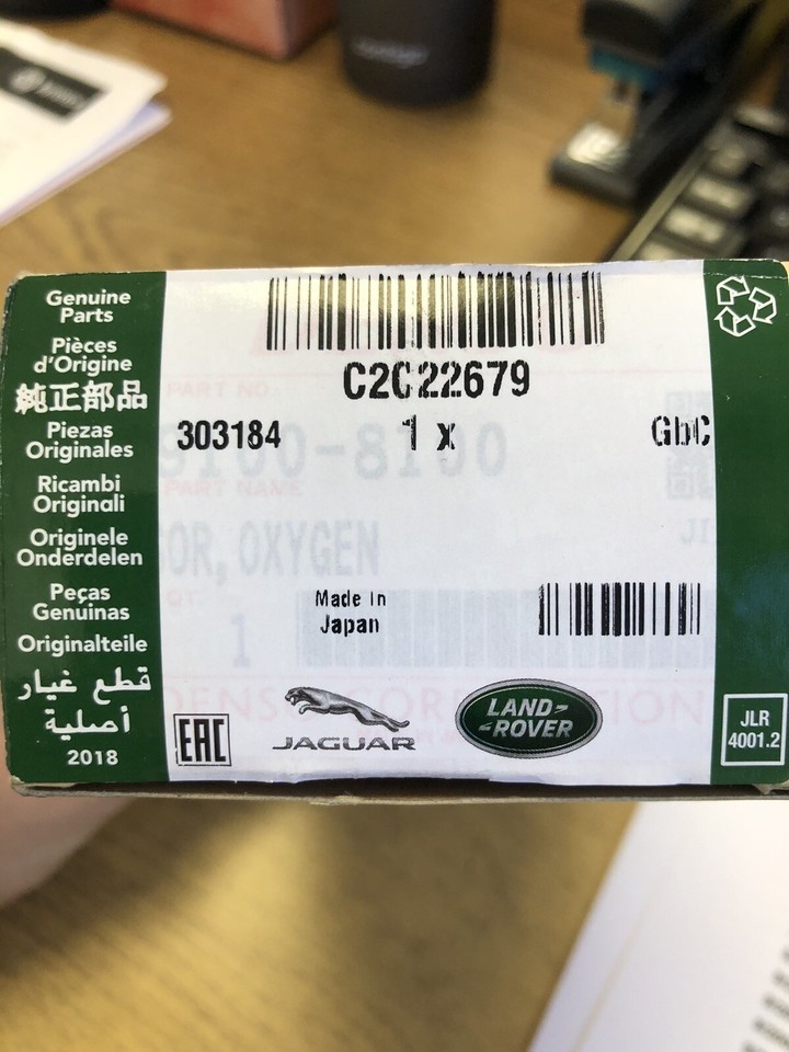 Genuine Jaguar Oxygen Sensor C2C22679 | eBay