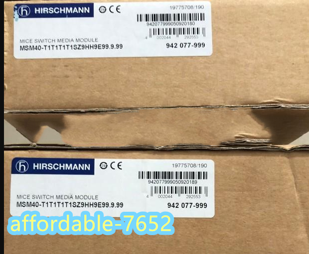 MSM40-T1T1T1T1SZ9HH9E99.9 Hirschmann Switch Brand New fast Shipping | eBay
