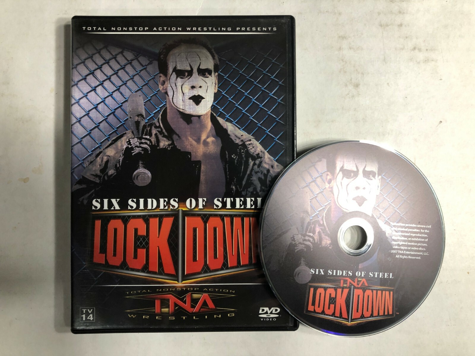 TNA Wrestling - Lockdown 2006 (DVD, 2006) Samoa Joe, Christian Cage, AJ ...