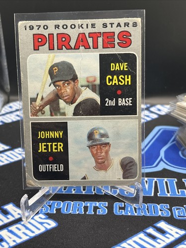 1970 TOPPS baseball Rookie Stars #141 Pirates Dave Cash / Johnny Jeter ...