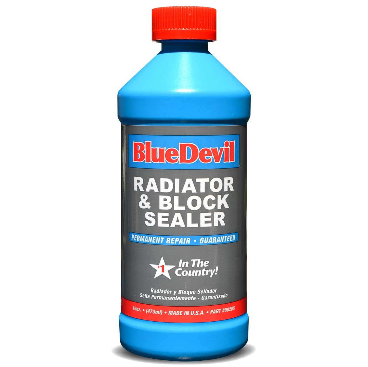 BLUE DEVIL RADIATOR & BLOCK SEALER 16 OZ repair and seal leaks / engine ...