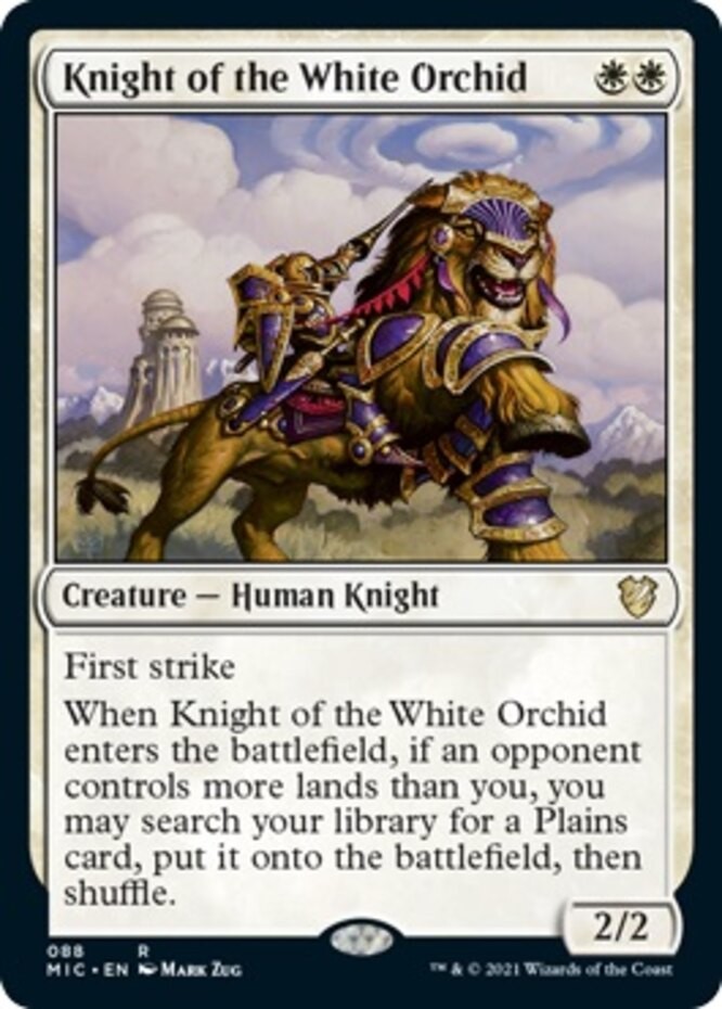 Knight of the White Orchid - Commander: Innistrad: Midnight Hunt #088 ...
