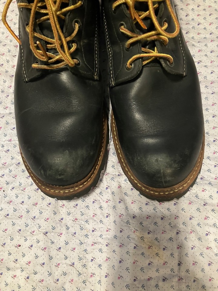 Red Wing 6-inch round mens leather winter boot Ice Cutter 2930 (black ...