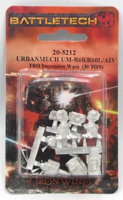 Battletech 20-5212 Urbanmech UM-R60/R60L/AIV (TRO Succession Wars ...