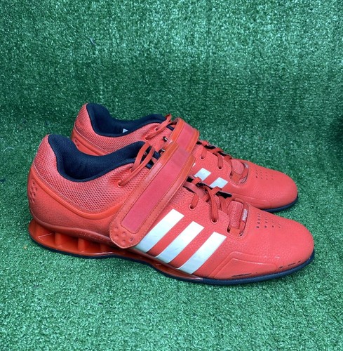 Adidas Adipower Weightlifting Shoes Red White MENS SIZE 14 V24382 | eBay
