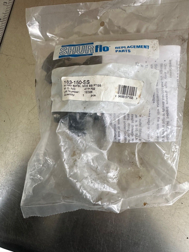 New SHURflo 183-150-SS WPRV 50 PSI 3/8 B SS FTGS Sealed Pack | eBay