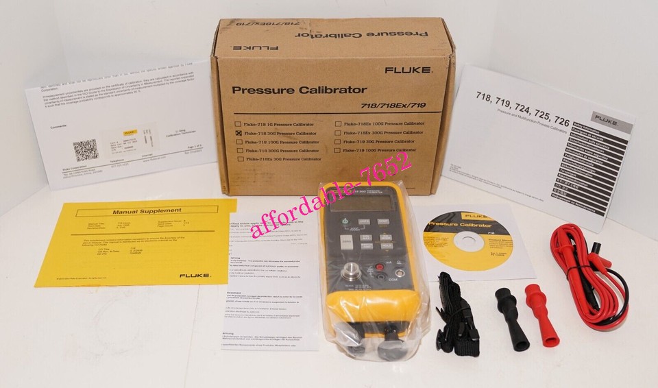 NEW FLUKE 718-30G PRESSURE CALIBRATOR DHL or FedEx | eBay