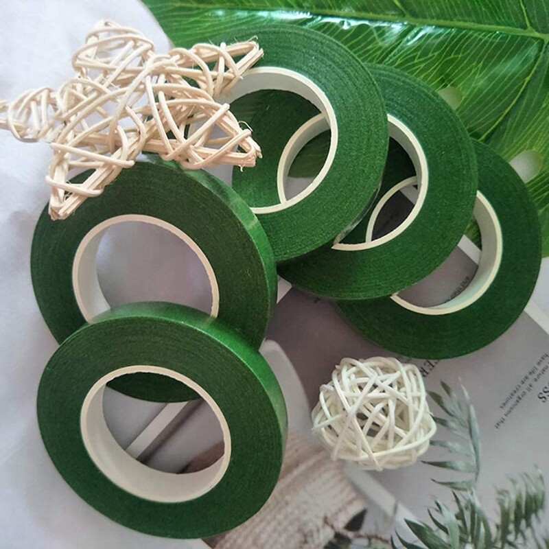 24 Rolls Floral Tape Florist Stem Wrap Tape for Bouquet Stem ...