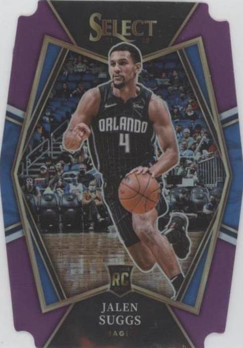 2021-22 Panini Select - Premier Level Jalen Suggs #102 Purple Prizm Die ...
