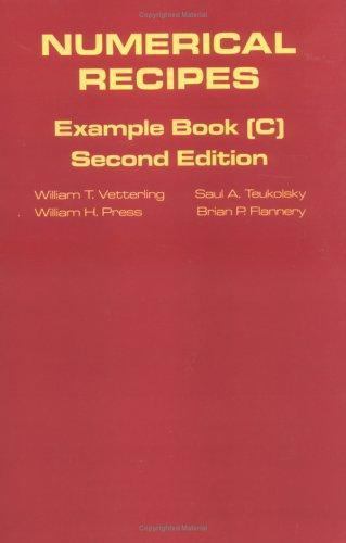 Numerical Recipes in C Book Set Ser.: Numerical Recipes Example Book [C ...