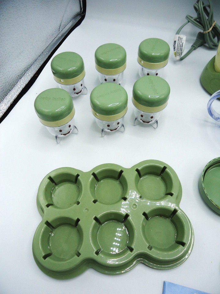 Magic Bullet Baby Set Food Making Kit Blender Processor Tray Cups ...