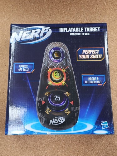 NERF Inflatable Target 4’ Tall Practice Device 3 Score Zones | eBay