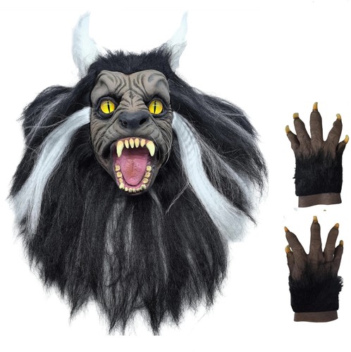 Rare Dance King of Michael Thrillered Mask Claw Werewolf Halloween ...