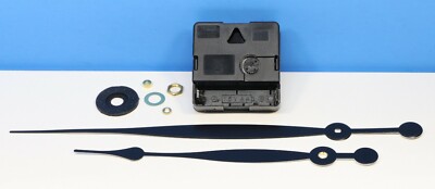 NEW Quartex Quartz Battery High Torque Clock Movement Short Shaft 8 1/4" Hands | eBay