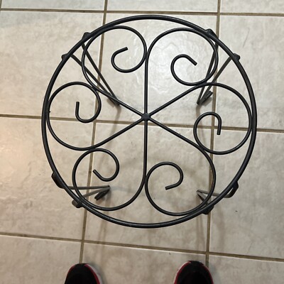 Vintage Scroll Plant Stand W12”xH15” | eBay