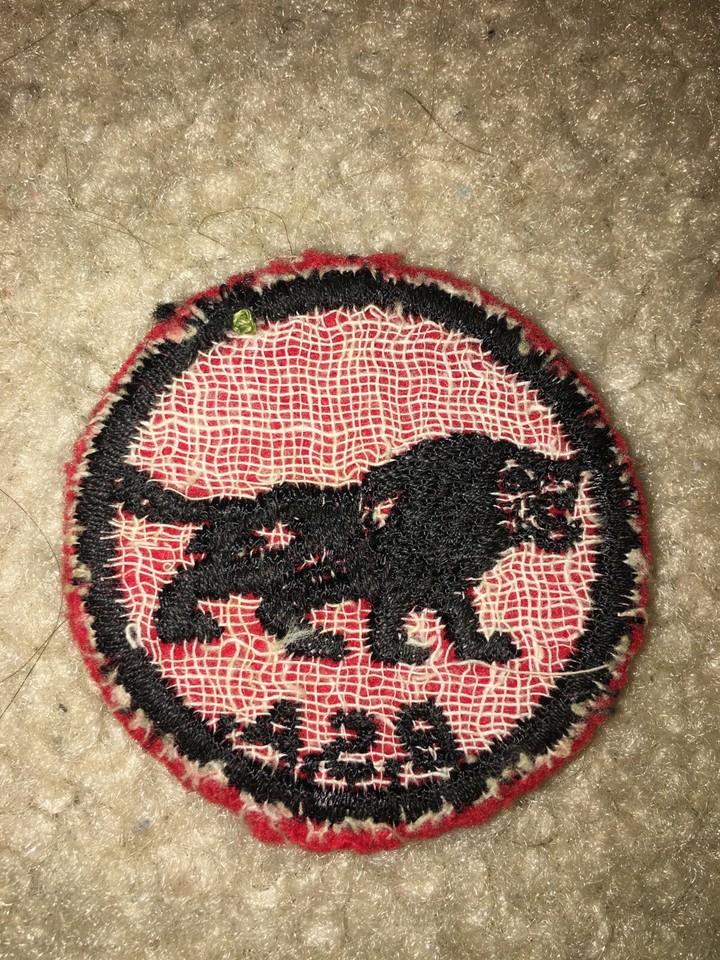 Boy Scout BSA Lion Black Back 1933 to 1952 Uniform Felt Patrol ...