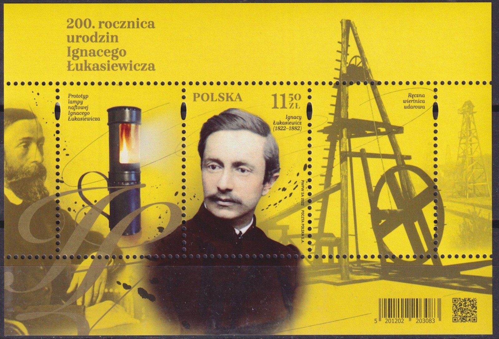 Poland 2022 Personalities, Chemistry, Ignacy Lukasiewicz MNH** | eBay