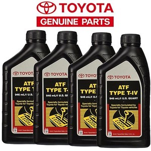 4 QTS GENUINE ATF TOYOTA TYPE - 4 PREMIUM TRANSMISSION FLUID | eBay