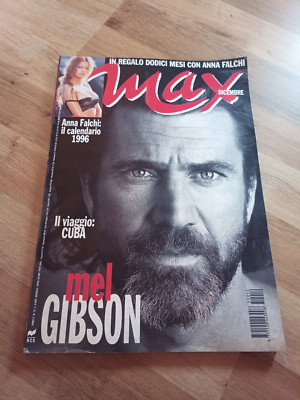 MAX Italian Magazine December 1995 poster MEL GIBSON | eBay