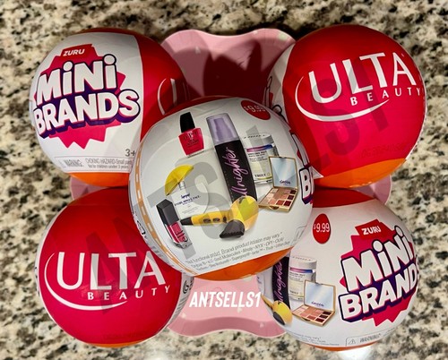 LOT Of 5 Mini Brands x Ulta Beauty Series 1 Ball Makeup ZURU NEW (5 ...