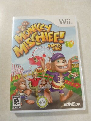 Monkey Mischief! Party Time Nintendo Wii BRAND NEW FACTORY SEALED ...