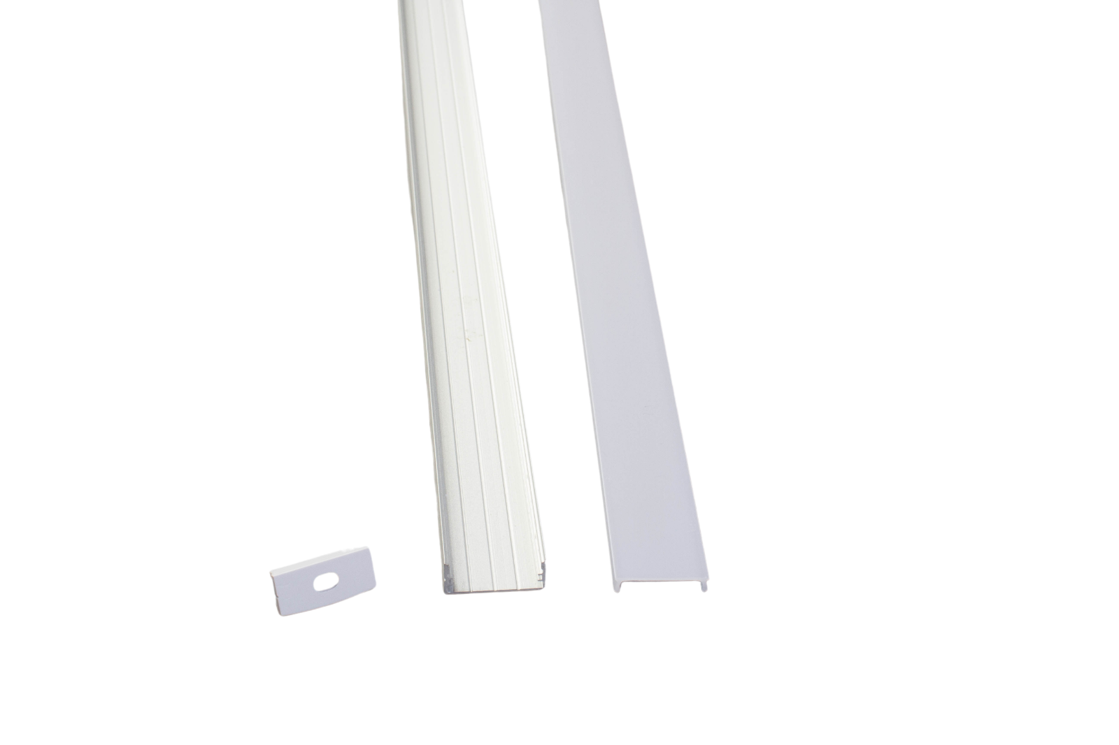 6pk WIDE ALUMINUM CHANNEL WITH COVER FOR LED STRIP LIGHT FIT UP TO 20MM ...