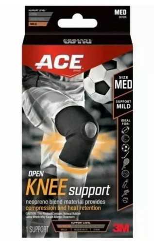 ACE OPEN KNEE SUPPORT SIZE MEDIUM SUPPORT MILD #907005 | eBay