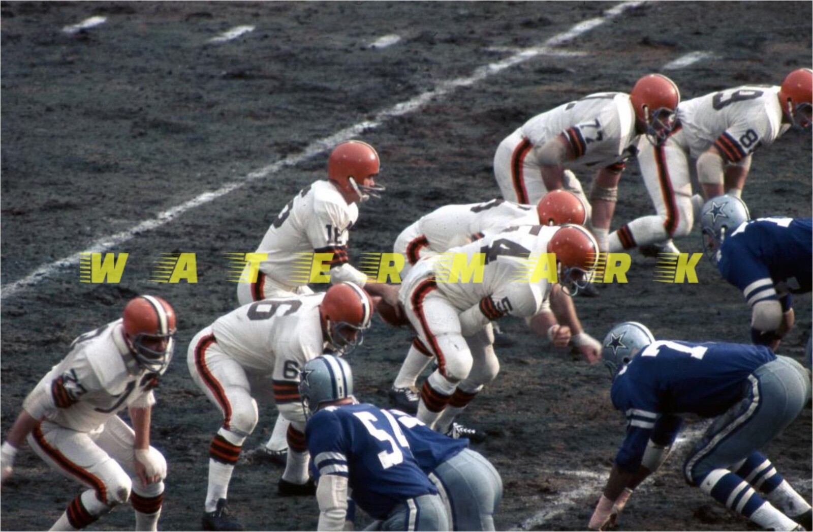Browns vs. Cowboys 1968 Divisional Playoff Print from 35mm negative (4 ...