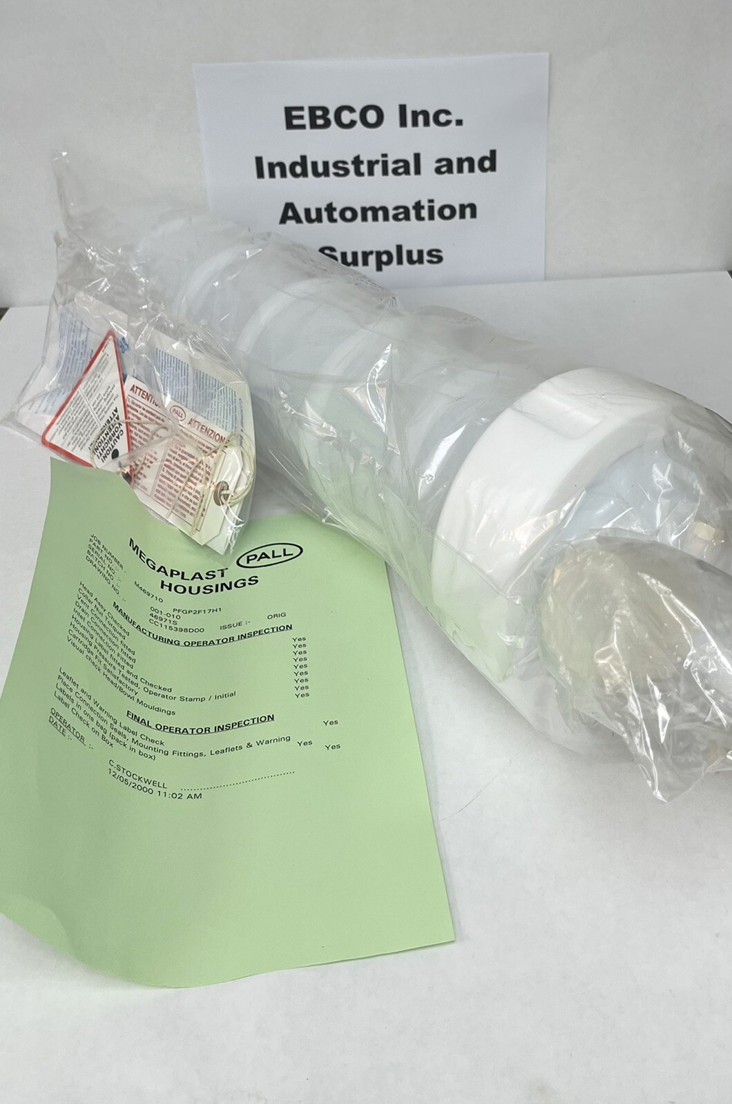 PALL PFGP2F17H1 HOUSING PFA MEGAPLAST G2 20'' for sale online | eBay