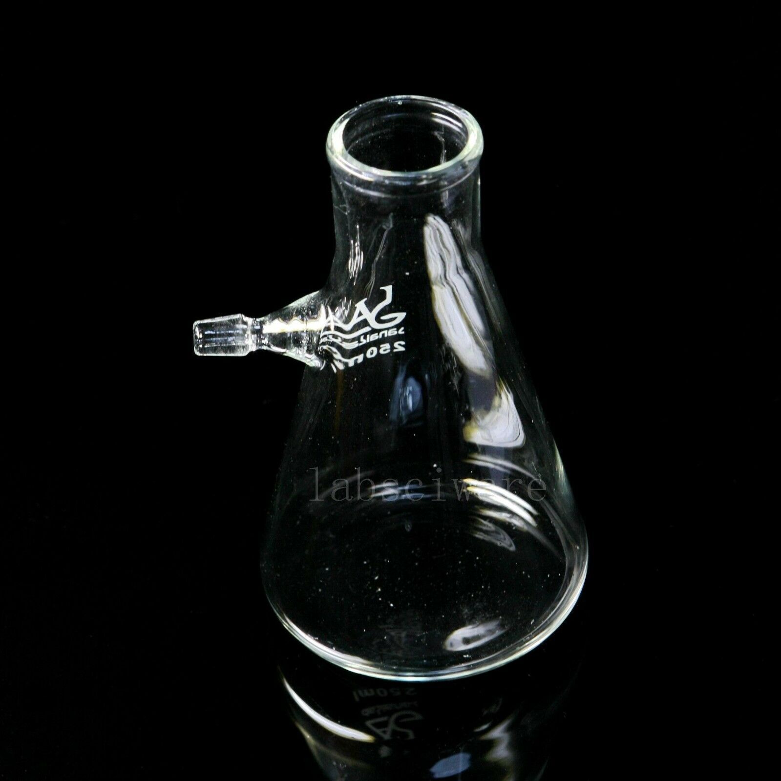 Set of 2 Büchner Flask, 250mL, Filtering, Vacuum filtration, Buchner ...