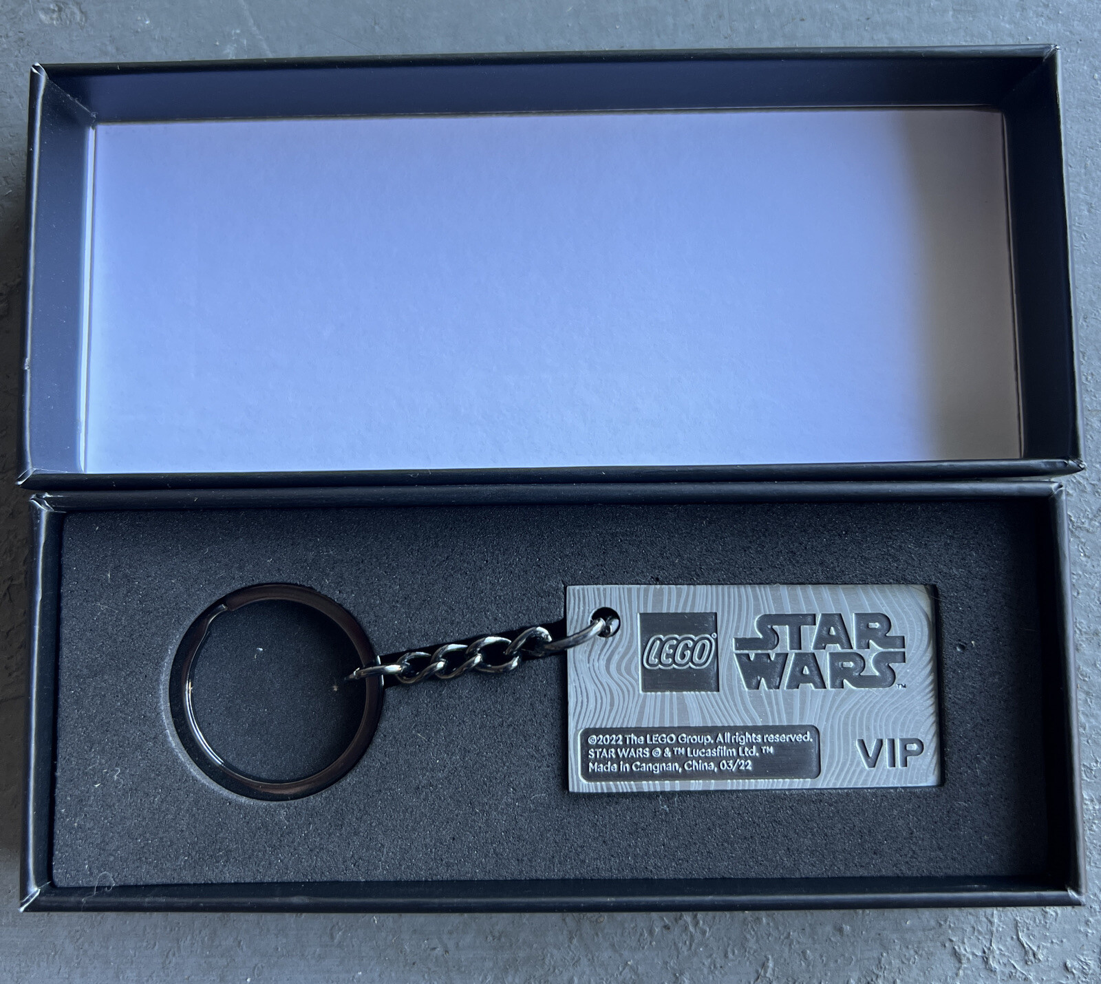 LEGO VIP Star Wars Mandalorian Beskar Metal Keychain (101711) New | eBay